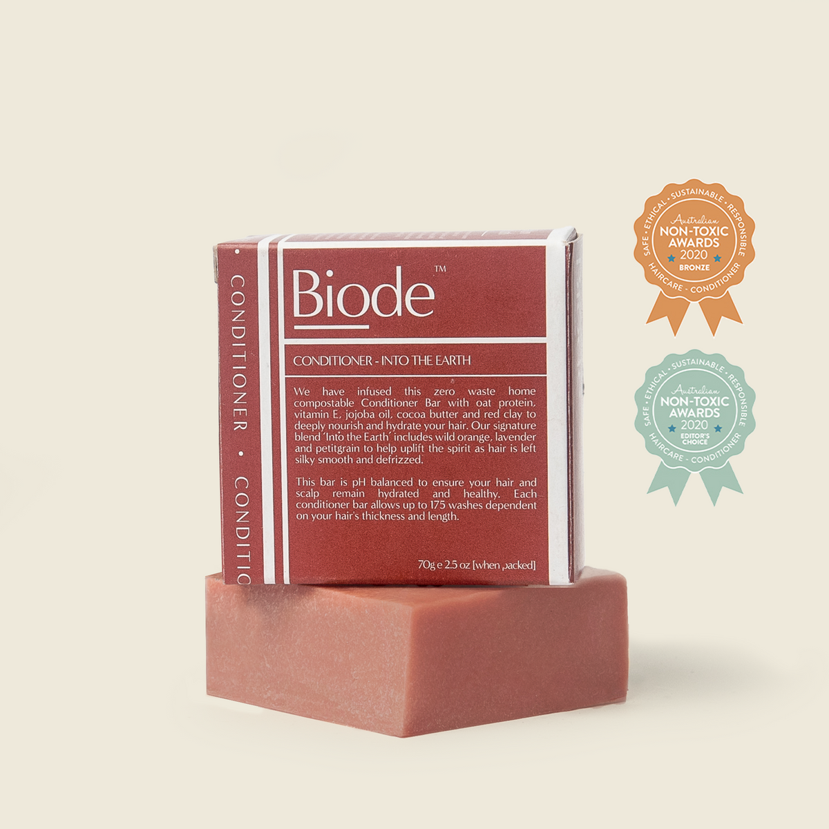 Biode® Zero Waste Hair Conditioner | Home Compostable | Toxin Free