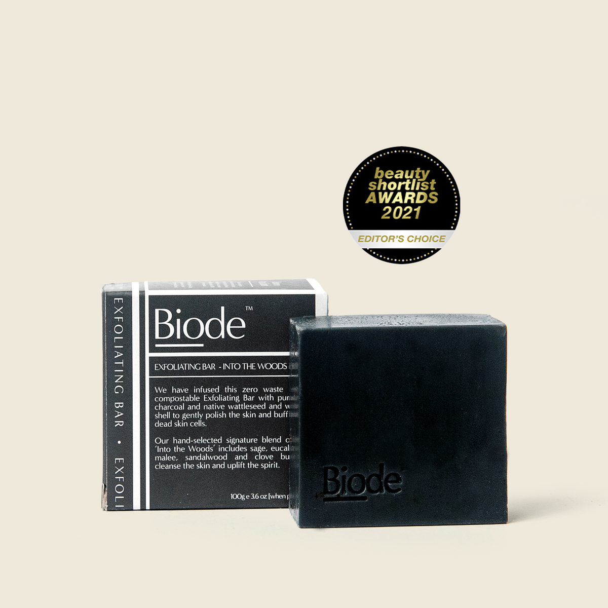 Biode® Zero Waste Home Compostable Exfoliating Hand & Body Bar