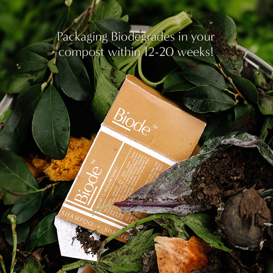 Biode® Zero Waste Shampoo Bar | Home Compostable | Toxin Free